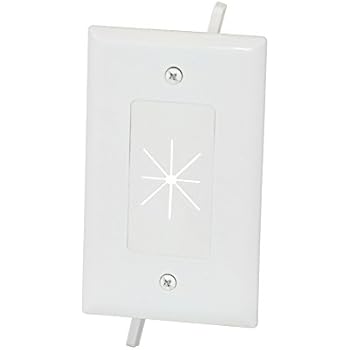 Amazon.com: DataComm Electronics 45-0017-WH Split Style TV Plate with ...