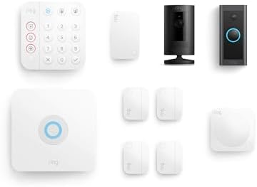Ring Alarm 8-Piece Kit (2nd Gen) with Ring Video Doorbell Wired and ...