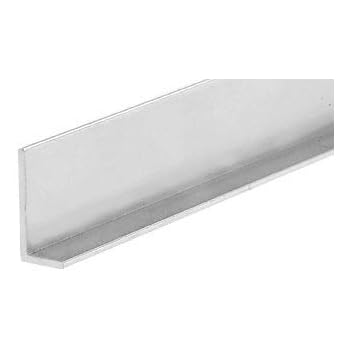 CRL Satin Anodized 1/4" Aluminum L-Bar Extrusion - 12 ft Long - Screen ...