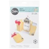 Amazon.com: Sizzix 661138 Card Owl Label Fold-a-Long Thinlits Die Set by Jen Long (6 Pack)