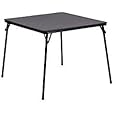 Amazon.com: Flash Furniture Folding Card Table - Black Foldable Card ...