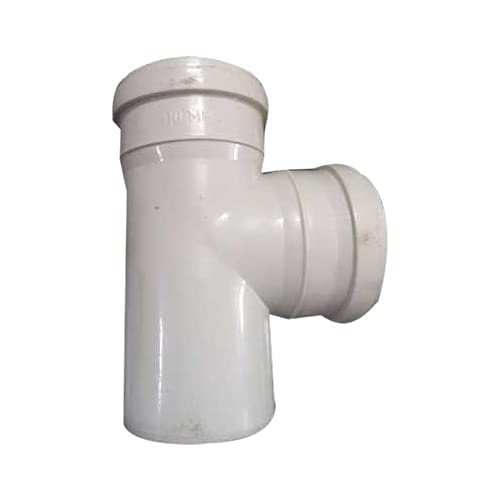 Pvc tee 110mm Pack-10 (White ): Amazon.in: Home Improvement