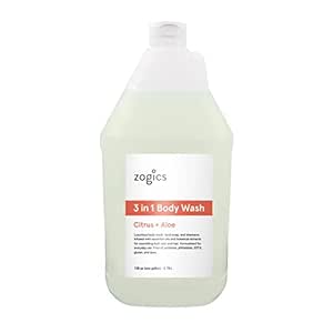 Amazon.com : Zogics 3-in-1 Body Wash – Body Soap, Shampoo, and Hand ...