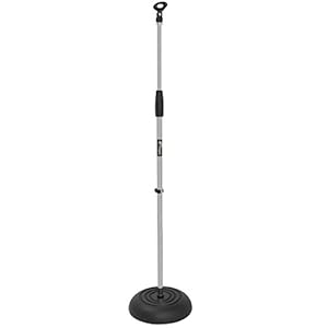 Tiger Microphone Stand with Round Base - Weighted Round Base - Standard ...
