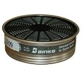 BINKS Millennium 3000 Respirator MEDIUM 40-128 900253: Safety ...