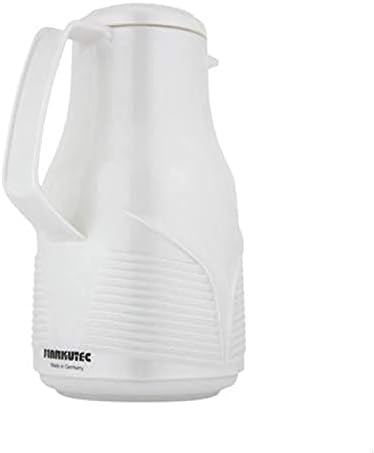 Markutec Classic Plastic Flask with Twist Lid, 1 Liter - Silver price ...