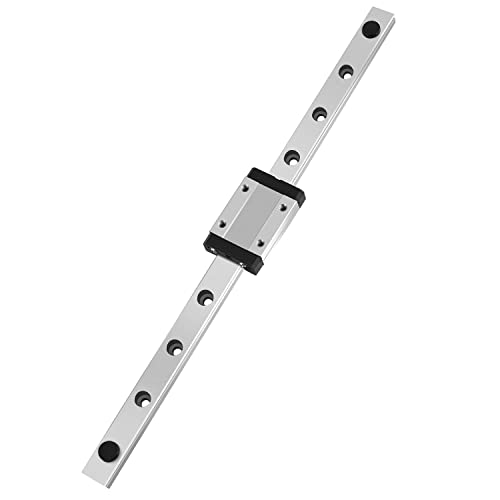 OUYZGIA MGN9H 400mm Linear Rail, Linear Guideway with MGN9H Carriage Block for CNC Automation ...