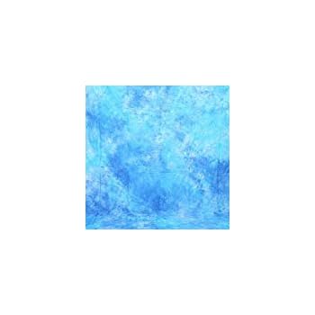 Amazon.com : CowboyStudio Hand Painted 6ft X 9ft Ocean Blue Muslin ...