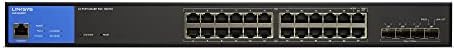 Linksys LGS328MPC-EU 24 Port 410W Gigabit PoE+ Network Switch, 4 Port ...