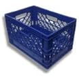 Amazon.com: Milk Crate 19x13x11 Rectangular Dairy Crate (Blue) : Office ...
