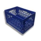 Amazon.com : Milk Crate 19x13x11 Rectangular Dairy Crate (Blue ...