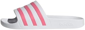 Adidas ADILETTE AQUA FTWWHT/ROSTON/FTWWHT SWIM SLIDES GZ5237 for Women ...