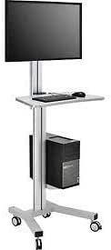 Amazon.com: Mobile Height Adjustable Desktop Computer Workstation ...