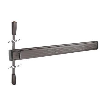 CRL D Bronze 36" x 84" Jackson 1275 Push Pad Surface Vertical Rod Panic ...