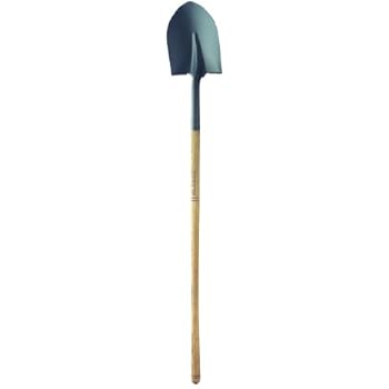 Amazon.com : Flexrake Classic Round Nose Shovel with 48 Inch Wood ...