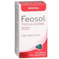 Amazon.com: Feosol Original Ferrous Sulfate Iron Supplement , 120 CT ...