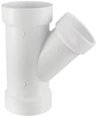 6 x 6 x 4" Wye Sewer & Drain Sewer & Drain SDR 35 PVC, Pipe Fittings ...
