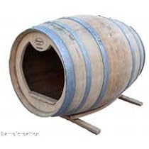 Old Barrel As Dog House