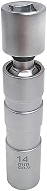 Honsto 14mm Thin Wall Spark Plug Socket Drive 12-Point Spark Plug ...