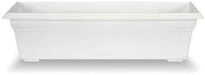 Amazon.com : Countryside Flower Box Planter, White, 24-Inch : White ...