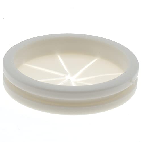 Desk Grommet HO2NLE 2-Pack - 60mm Brushed Chrome Cable Port Hole Cover ...