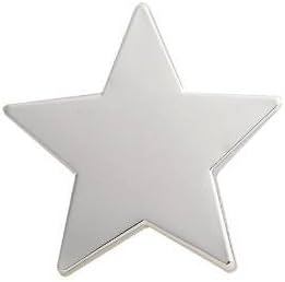 Large Silver Star Badge 2.5cm GW/BDG36: Amazon.co.uk: Kitchen & Home