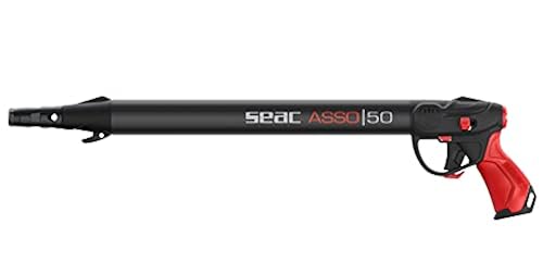 Seac Asso C/R, Pneumatic Speargun with Regulator, Anti Stress Rubber ...