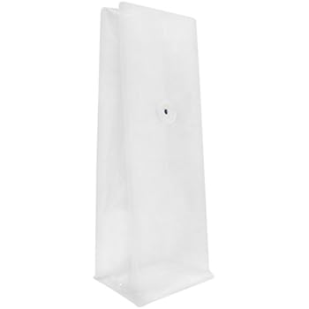 Amazon.com: 16 oz. Clear Poly Square Bottom Gusseted Bag w/ Valve ...