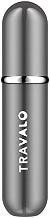 Travalo Classic Perfume Atomizer, U Refill System, Elegant Metal Travel ...