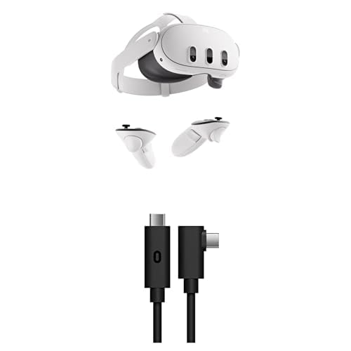 Meta Quest 3 128GB + Link Cable in Oman | Whizz Virtual Reality