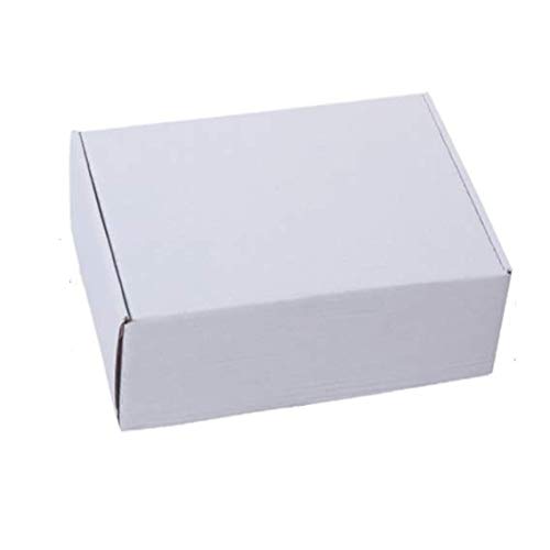 DCGpac Primo White Flat Box, 3Ply, 4x4x1.5 inches, (Pack of 100 pcs ...
