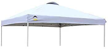 Amazon.com : CROWN SHADES 10ft x10ft Replacement Canopy Top Cover White ...