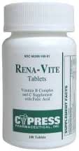 Amazon.com: RENA-VITE TABS CYPR 100TB by CYPRESS PHARMACEUTICAL ...