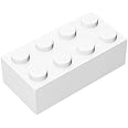 Amazon.com: Classic Bulk Brick Block 2x4, 100 Piece Building Brick ...