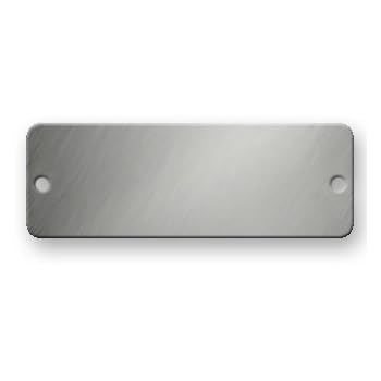 Amazon.com : Stainless Steel Tags - 3 x 1 Rectangle 316 Grade : Other ...