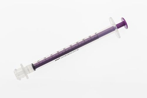 ENFit® Reusable Sterile Low Dose Syringe with O-Ring - 1ml. (20-pack ...