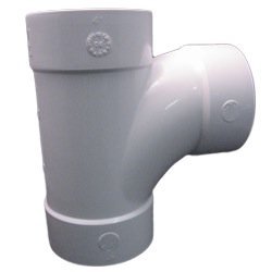 4" Sanitary Tee Sewer & Drain Sewer & Drain SDR 35 PVC | Amazon price ...