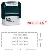 Amazon.com : Cosco 2000 Plus Printer 30 Rubber Stamp : Office Products