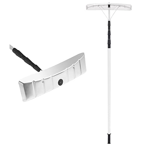 IRONMAX Telescoping Snow Roof Rake, 21FT Lightweight Aluminum Snow ...