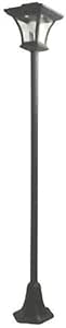 Amazon.com : Solar Charged LED Lamp Post Decorative Yard Light with 3 ...