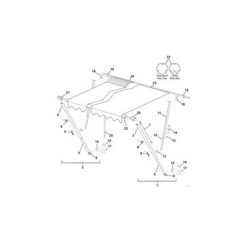 Amazon.com: Carefree R00412-301-06 Awning Arm: Automotive
