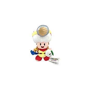 Amazon.com: Sanei Super Mario Series Standing Pose Captain Toad Plush ...