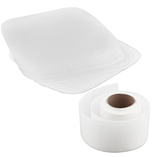 TeamFar Parchment Paper, 7.5 inch Square Parchment Paper & Side Liner ...