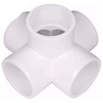 2" 4-way Cross PVC Fitting Connector - Pipe Fittings - Amazon.com
