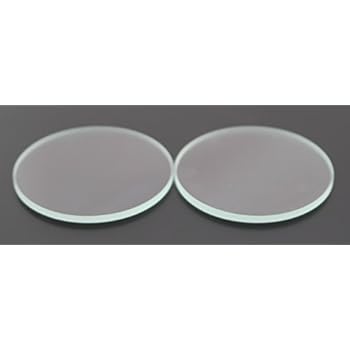 5PCS 40mm x 1.5mm Clear Glass Flat Lens round lens - - Amazon.com