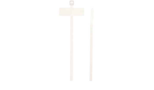 3.3 Long PA66 18lb Tensile Strength Natural Hellermann Tyton T18S9C2 ...