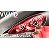 VViViD Red Gloss Vinyl Headlight Foglight Transparent Wet Tint Wrap ...
