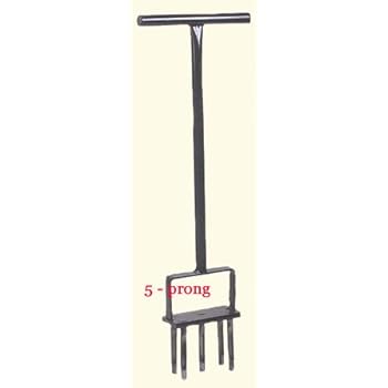 Amazon.com : Coring Lawn Aerator - 5 Prong - Hand Held : Garden & Outdoor
