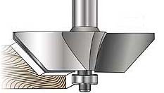 MLCS Raised Panel Router Bit: 45 Degree Shaker Bevel Profile - Door And ...
