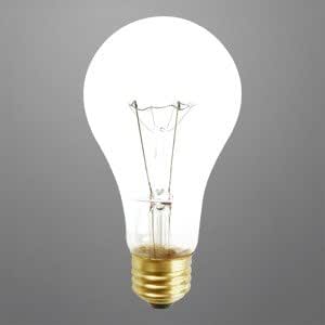 150 WATT A21 CLEAR LONG LIFE INCANDESCENT LIGHT BULB 10, 000 HOURS ...